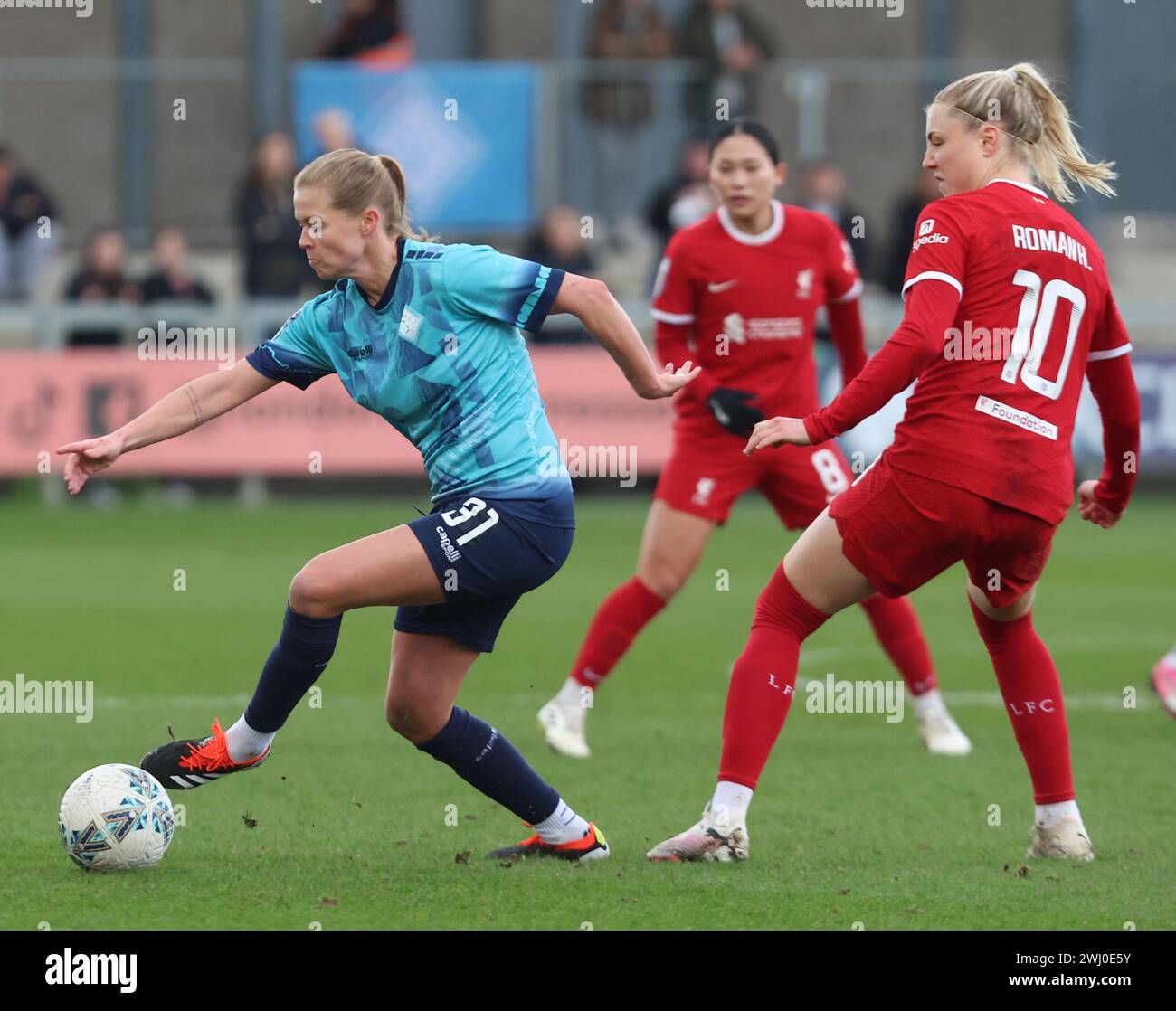 Rush Littlejohn of London City Lionesses in actionduring The Women's FA ...