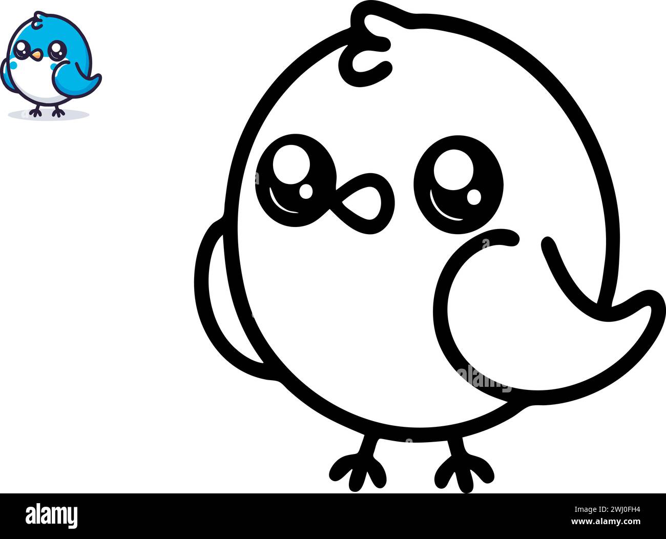 Beak coloring Stock Vector Images - Alamy
