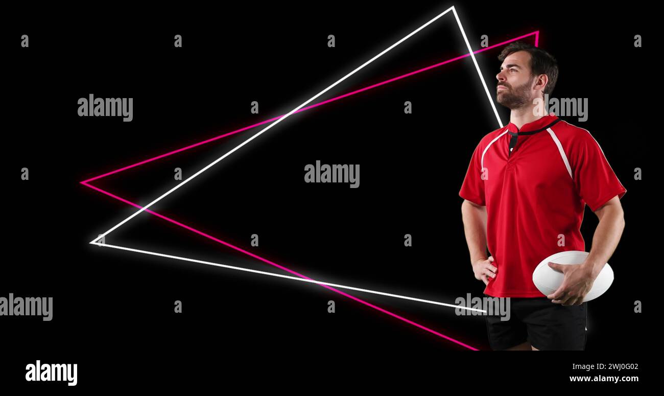 White male rugby player hi-res stock photography and images - Alamy