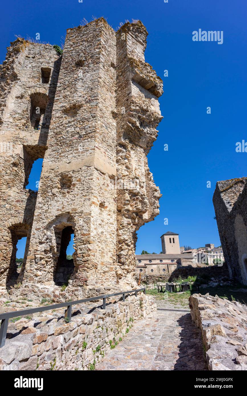 Saissac castle hi-res stock photography and images - Alamy
