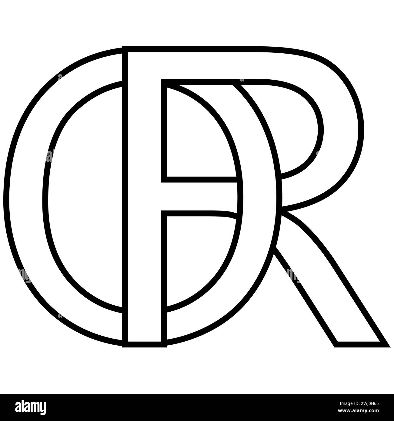 O r design Black and White Stock Photos & Images - Alamy