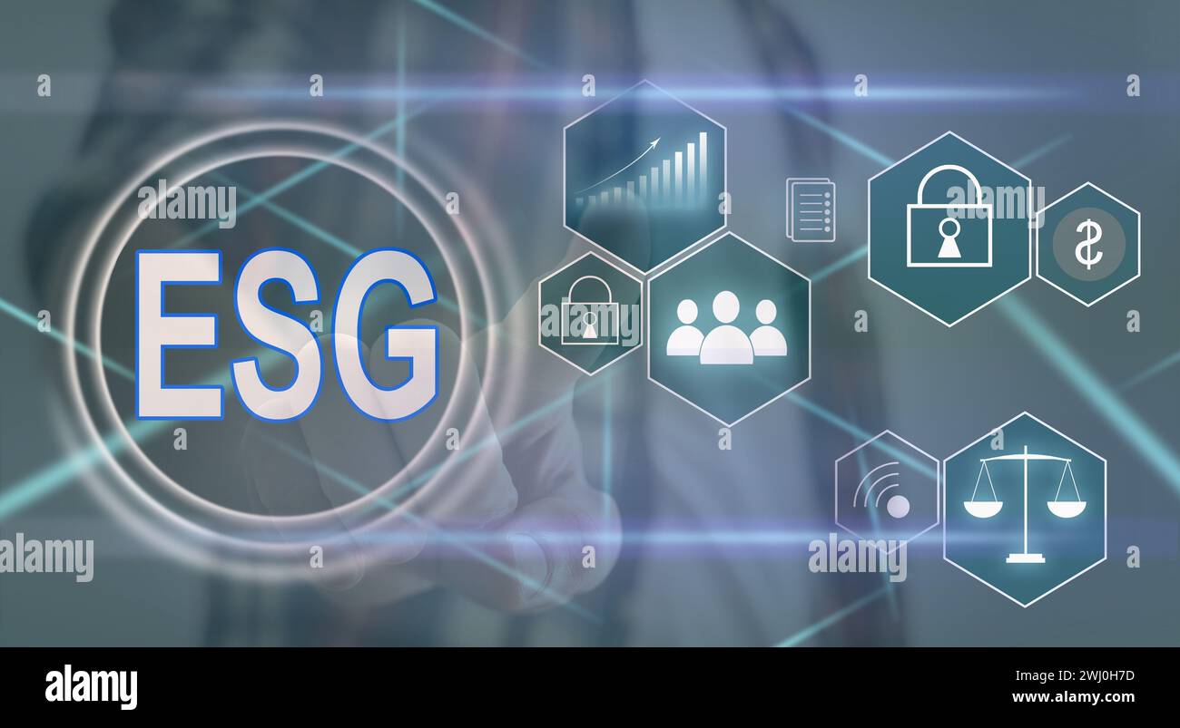 ESG environmental social governance investment business concept ...