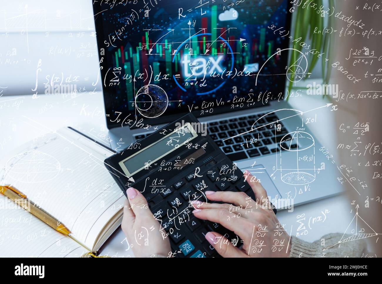 mathematics formulas, high education concept Stock Photo - Alamy