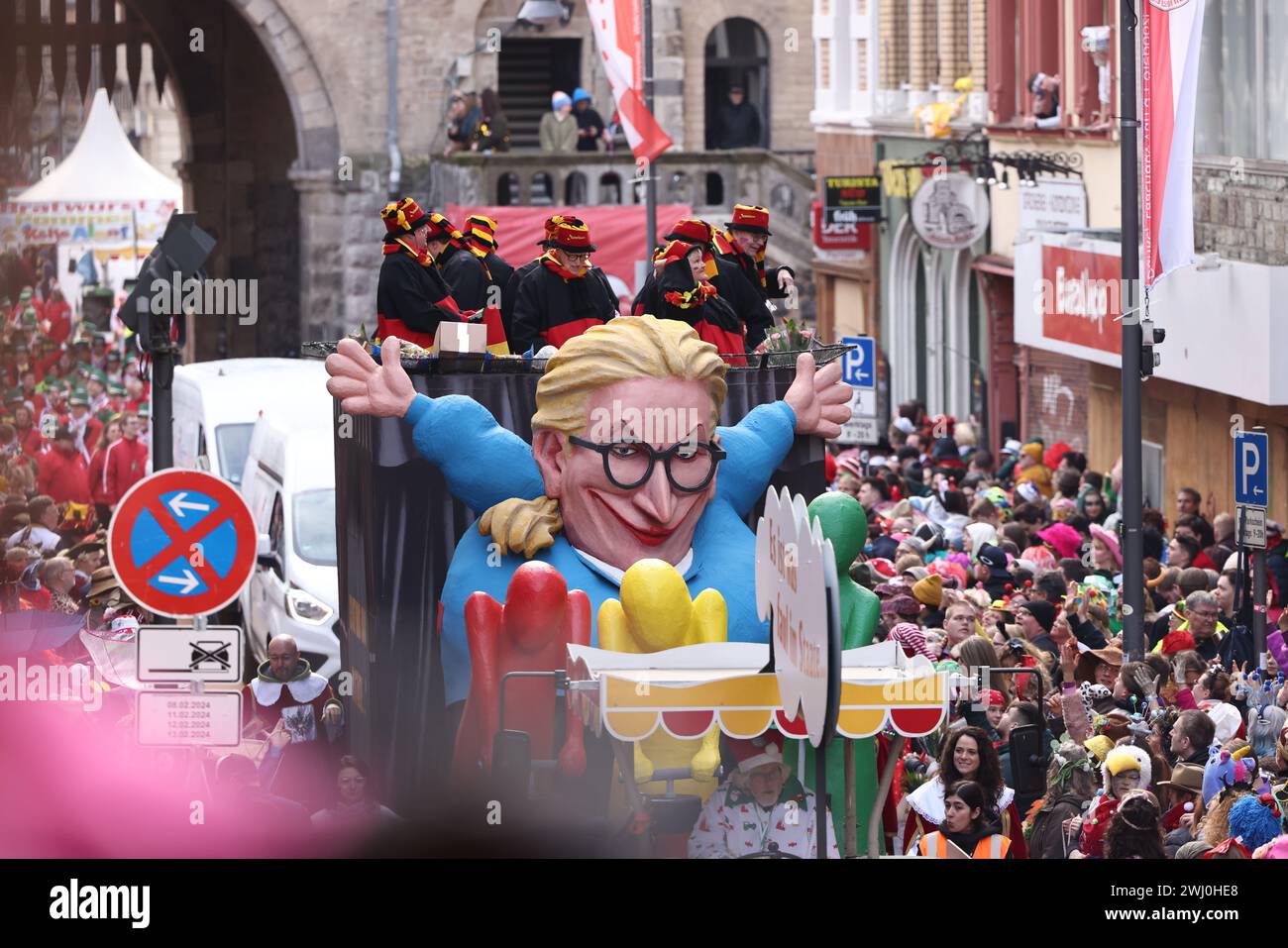 Cologne, Germany. 12th Feb, 2024. A "There's something rotten in the ...