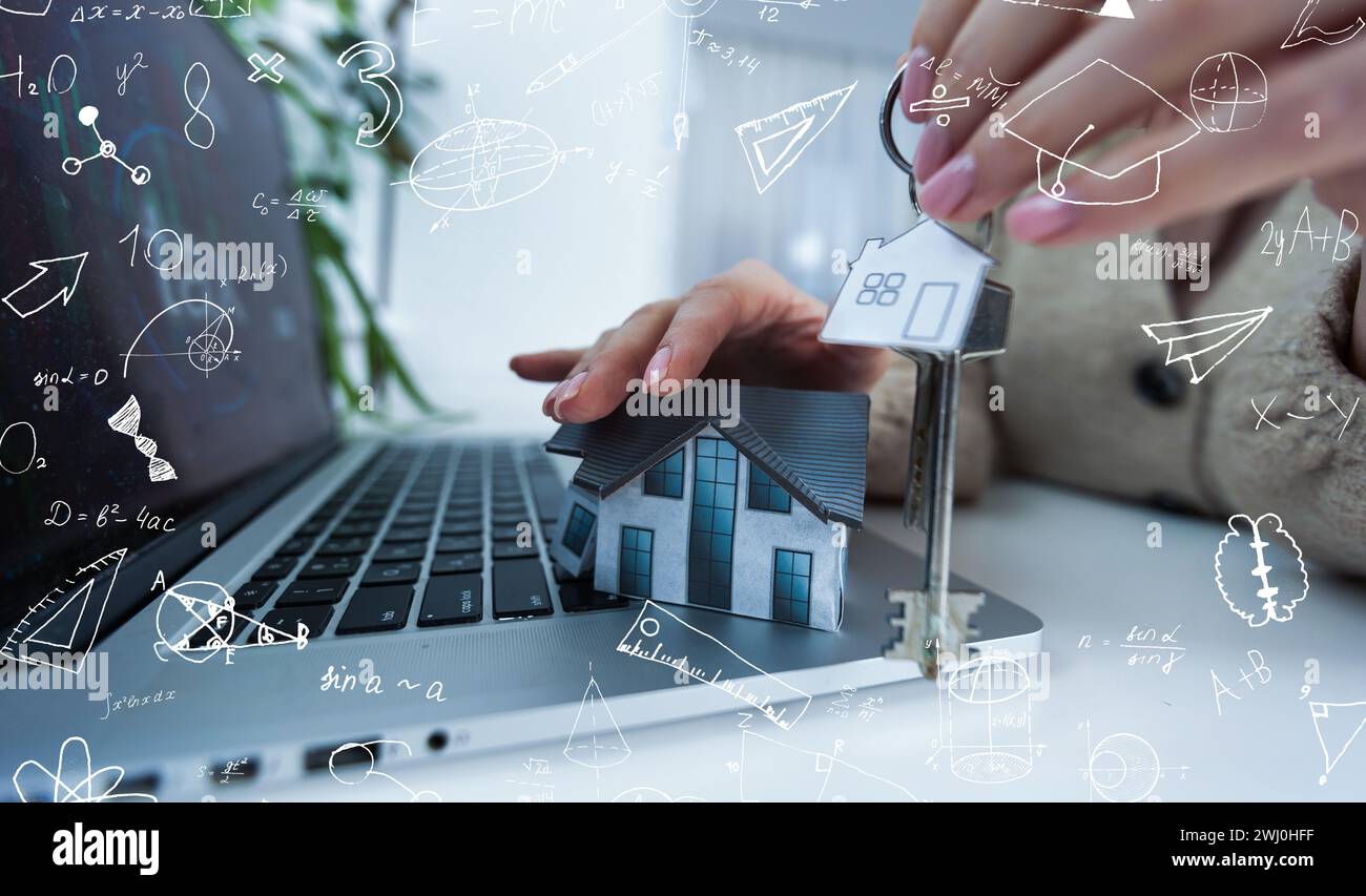 mathematics formulas, high education concept Stock Photo - Alamy