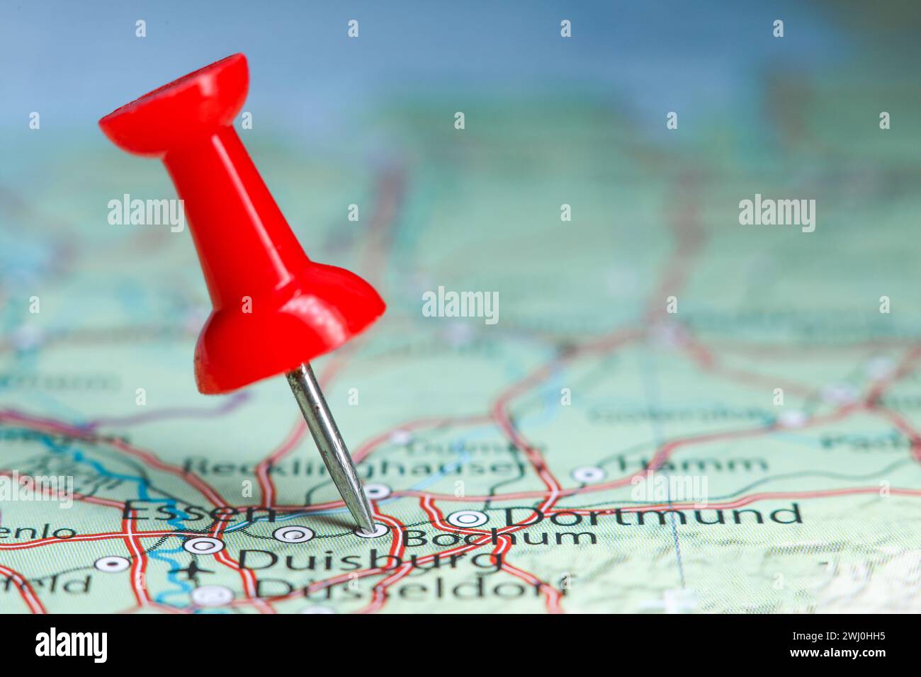 Map of bochum hi-res stock photography and images - Alamy