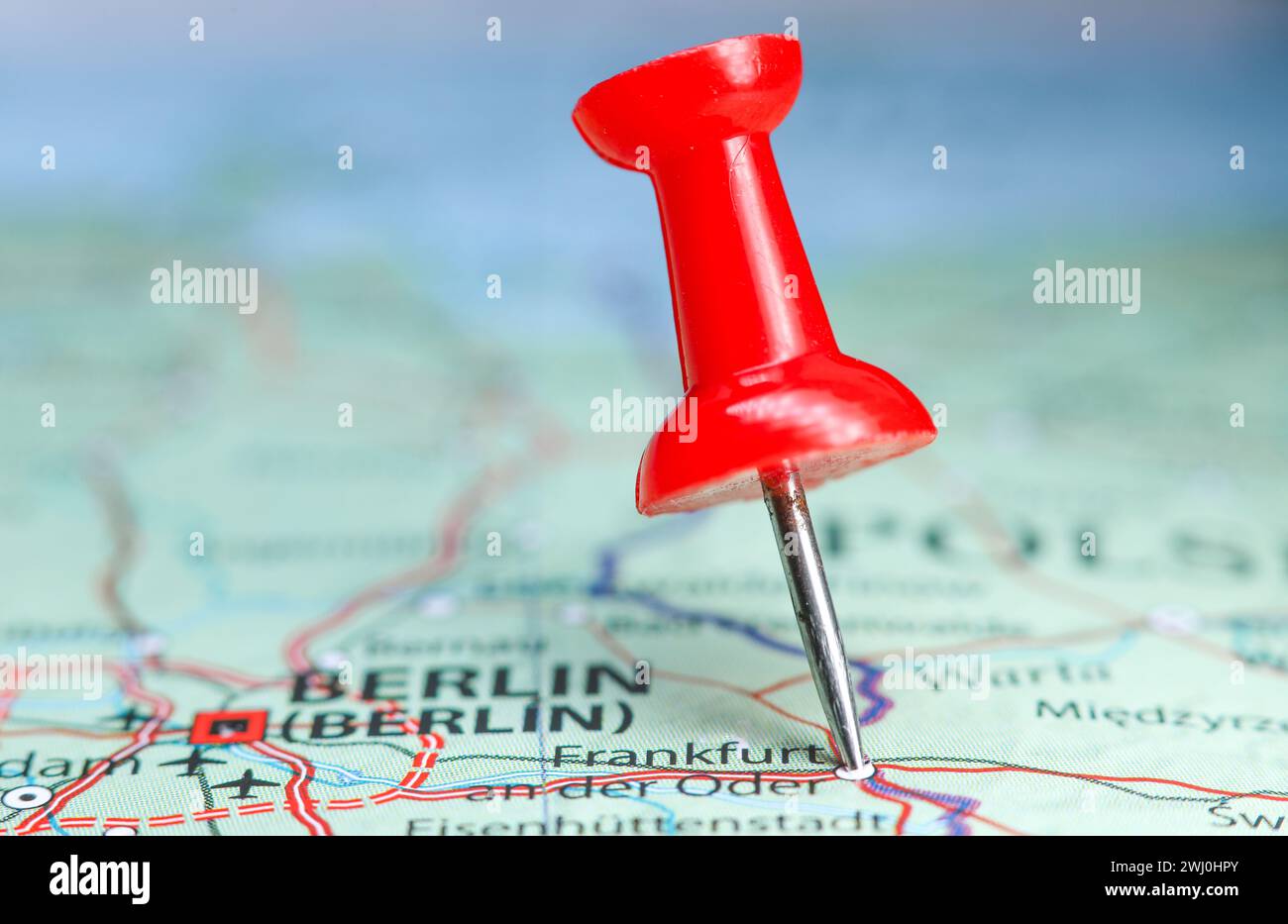 Frankfurt oder map hi-res stock photography and images - Alamy