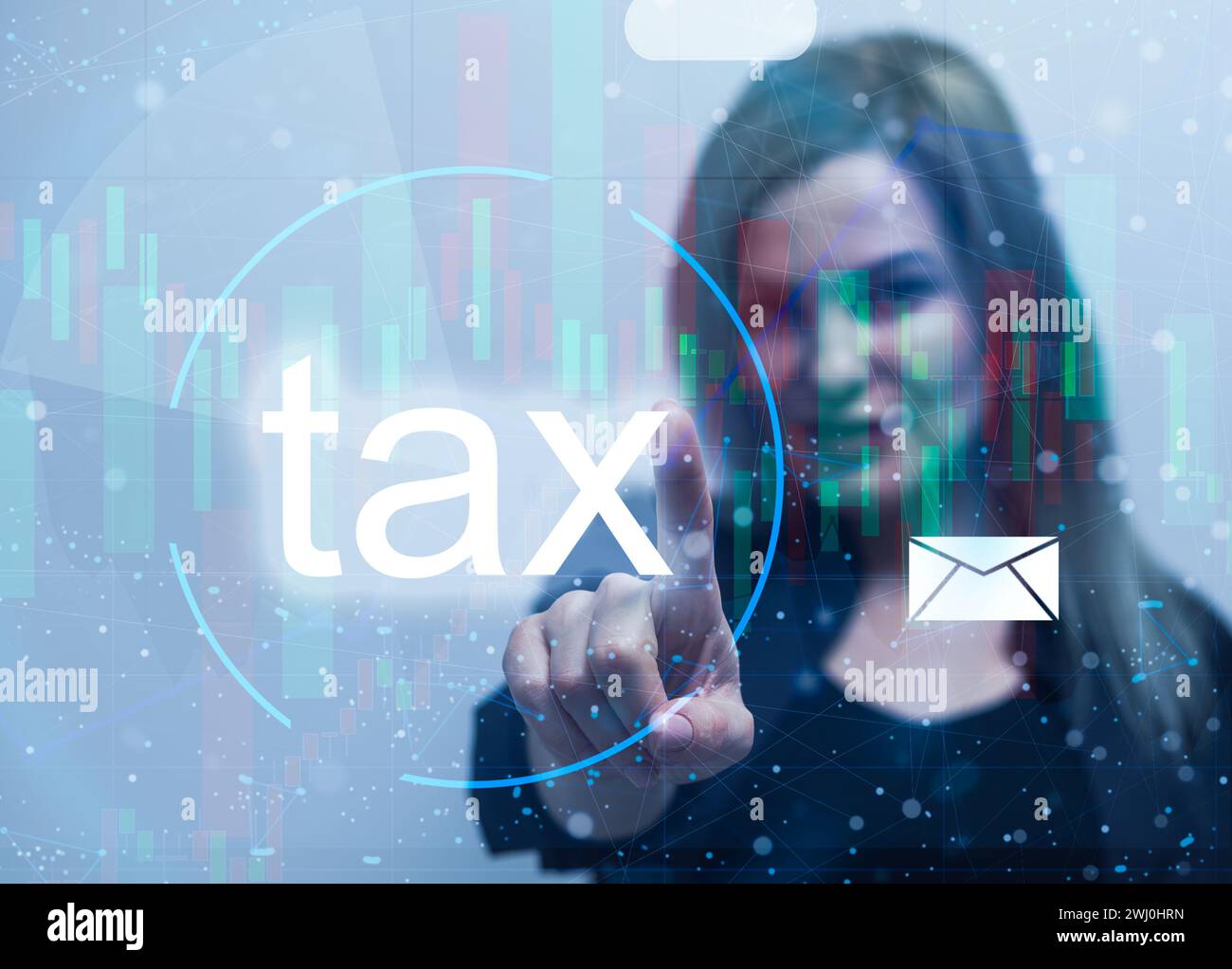Virtual screen with increase tax payment return online for tax payment ...