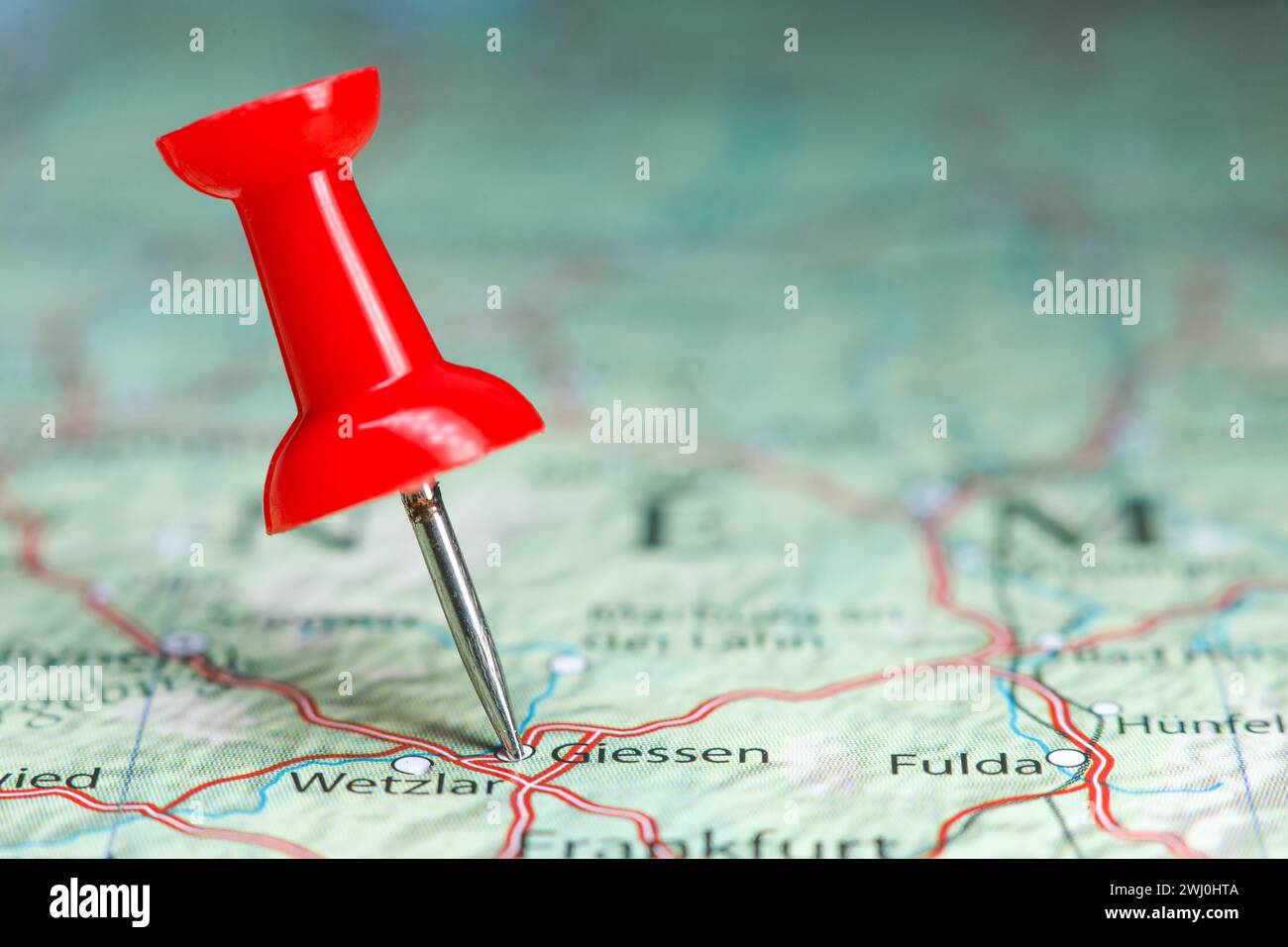 Map of giessen hi-res stock photography and images - Alamy