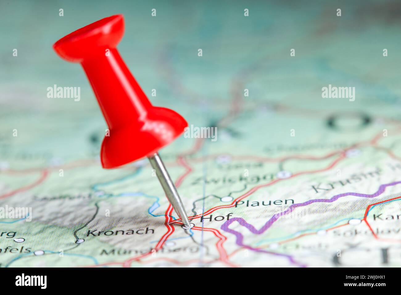 Hof map hi-res stock photography and images - Alamy