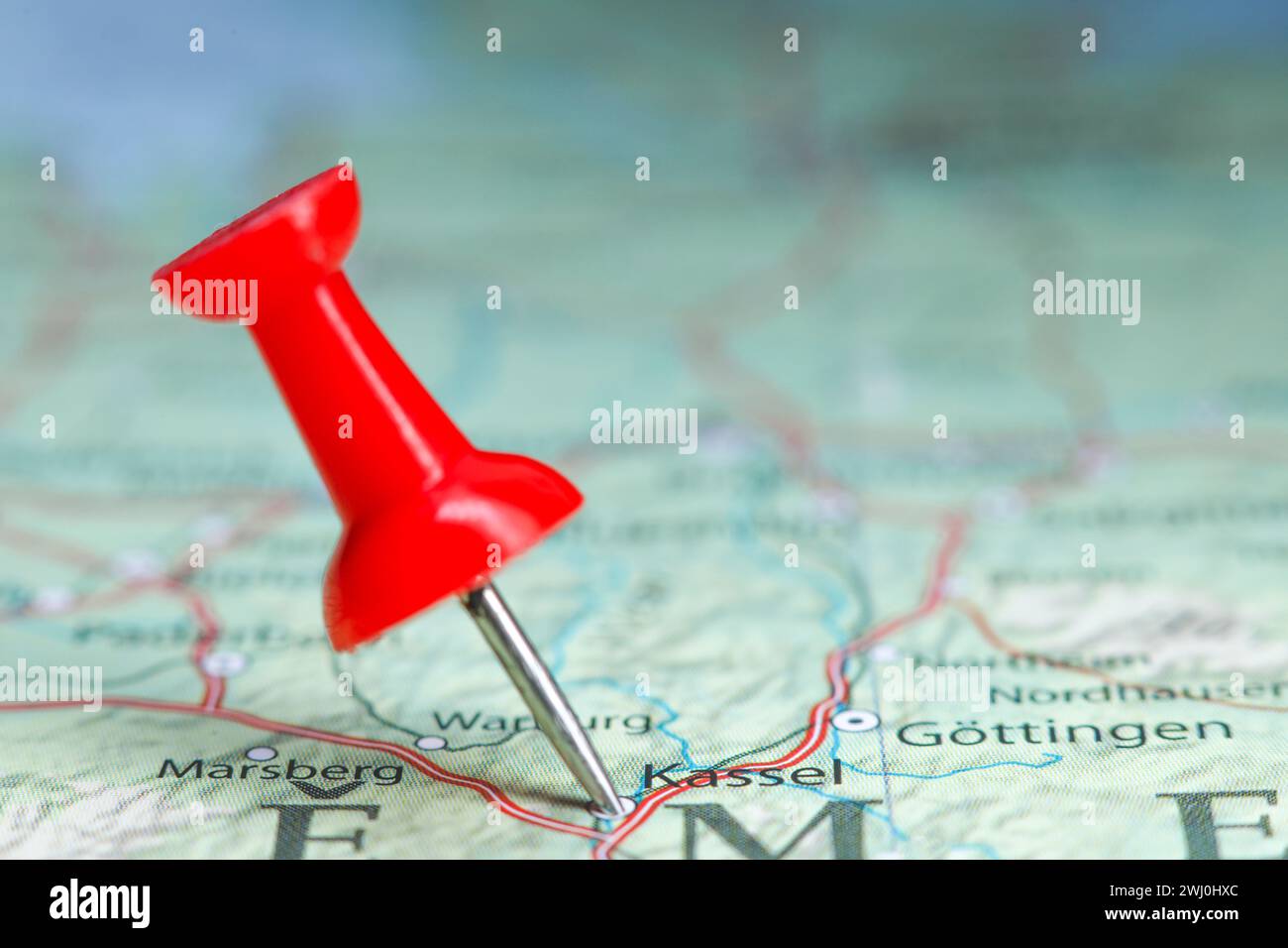 Map of kassel hi-res stock photography and images - Alamy