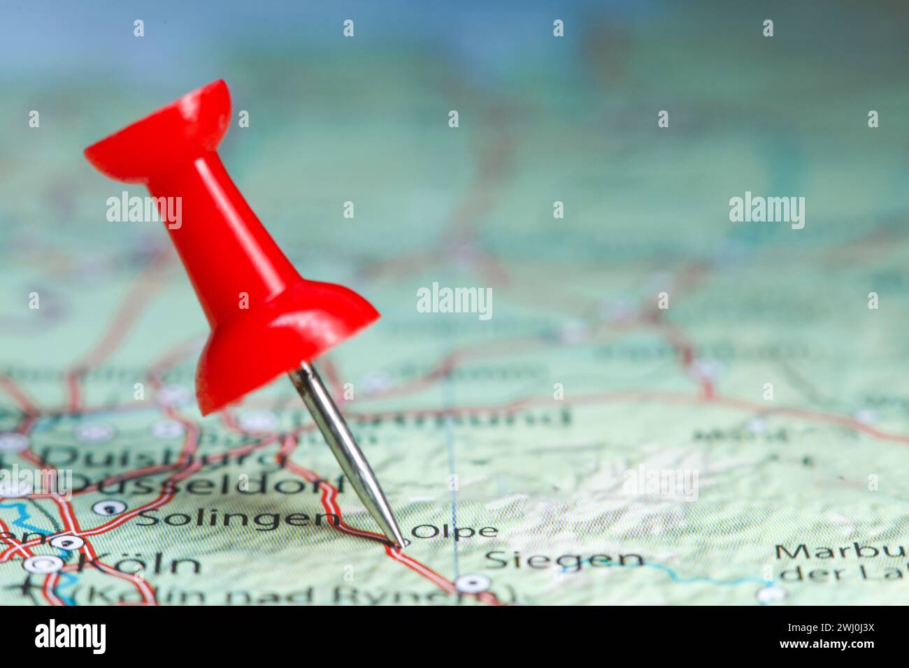 Olpe map hi-res stock photography and images - Alamy
