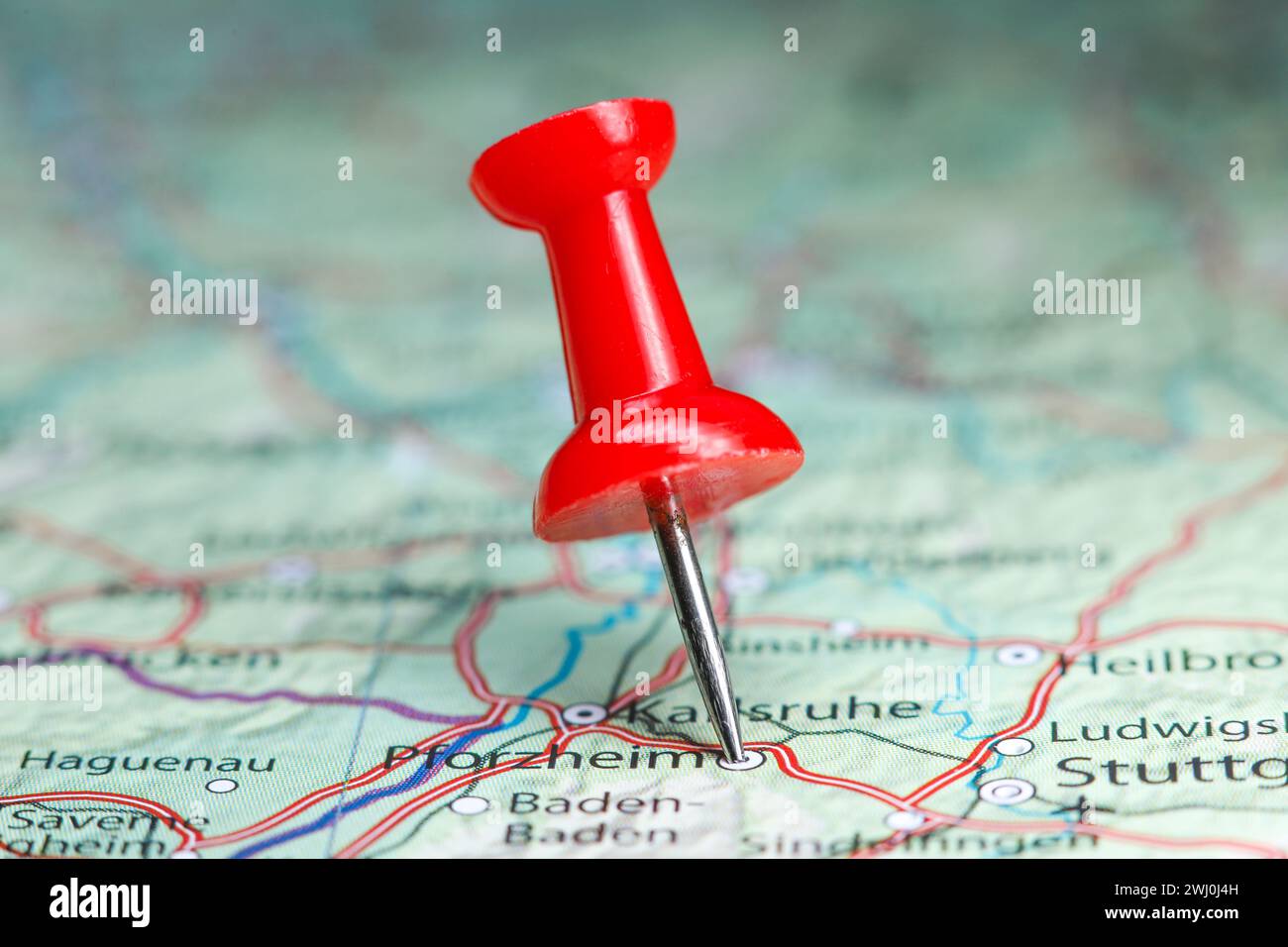 Map of pforzheim hi-res stock photography and images - Alamy