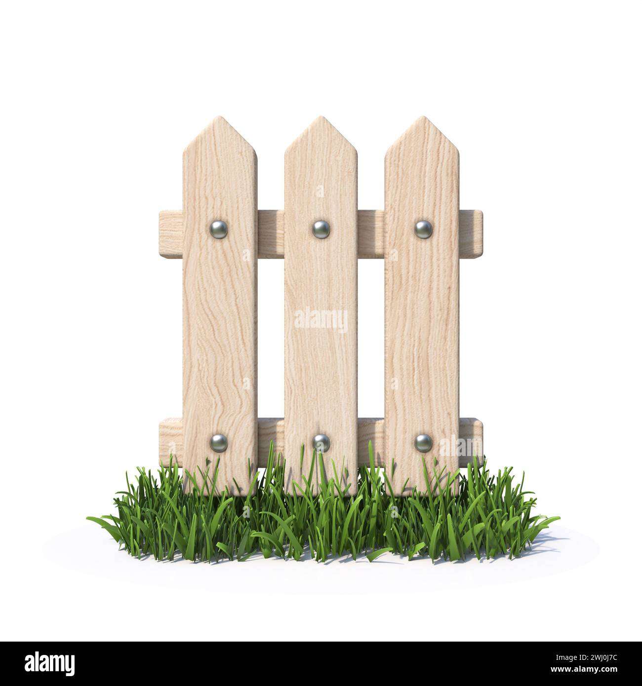 Yard fence icon isolated Cut Out Stock Images & Pictures - Alamy