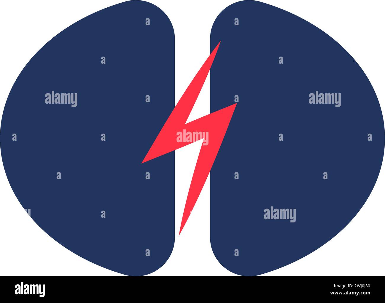 Defibrillator device. Restoring heart function, abstract techno element ...