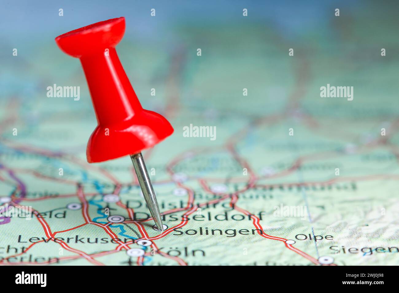 Solingen map hi-res stock photography and images - Alamy