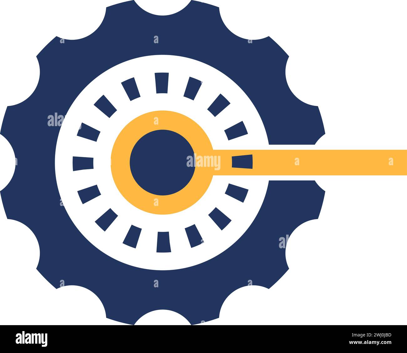 Gear wheels and transmission system. Energy of rotation, abstract techno element for modern and ...