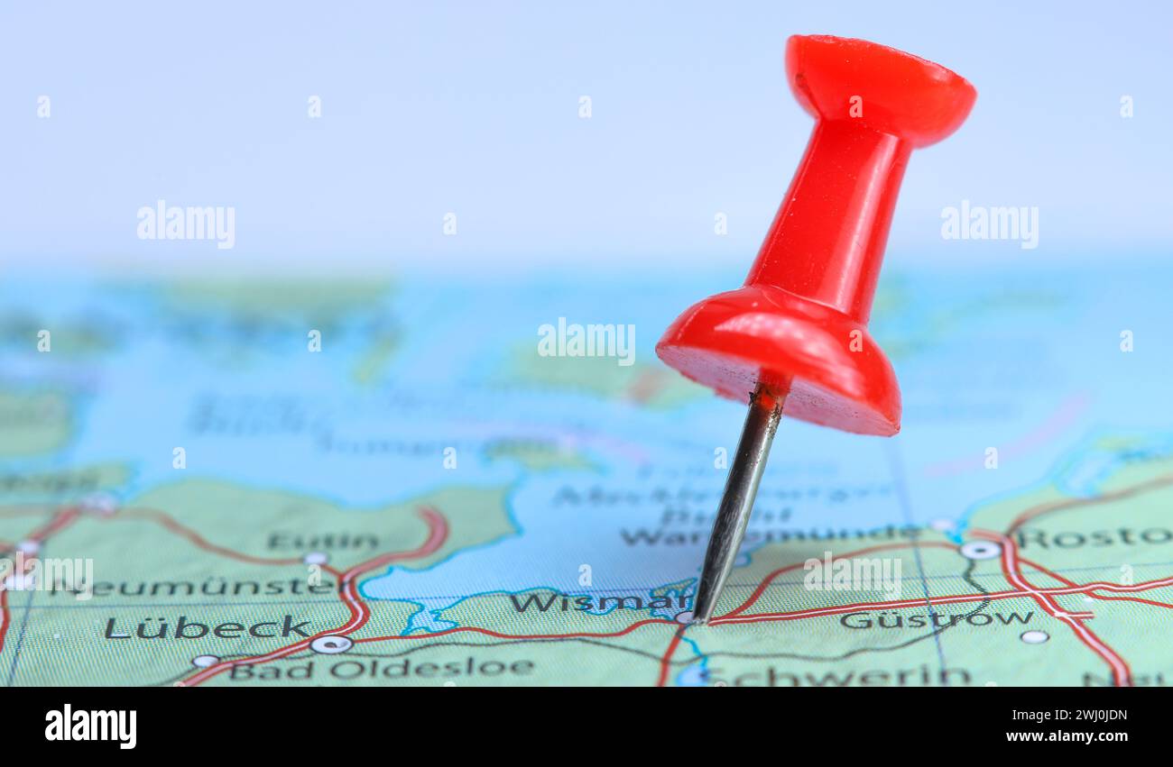 Map of wismar hi-res stock photography and images - Alamy