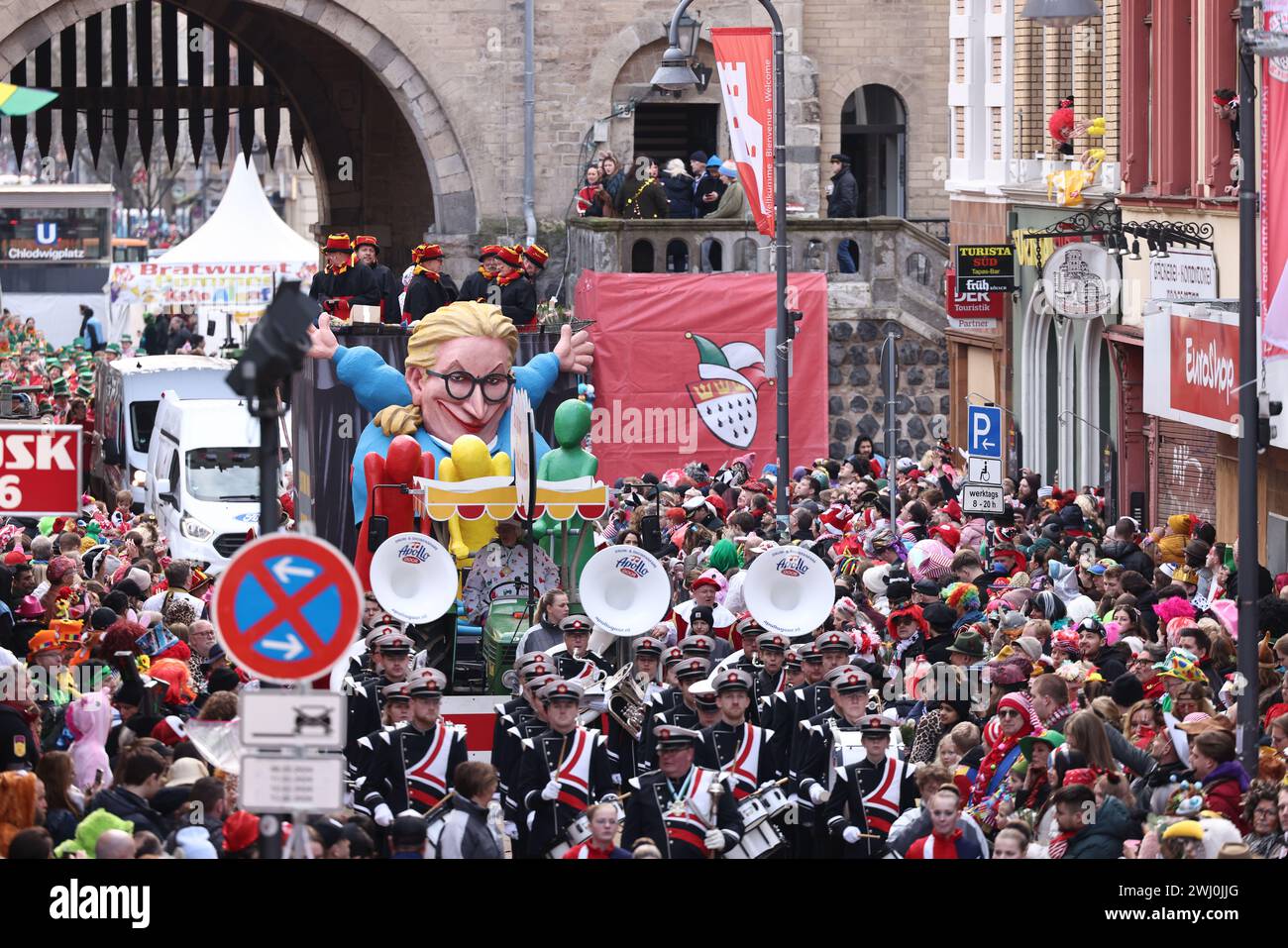 Cologne, Germany. 12th Feb, 2024. A "There's something rotten in the ...