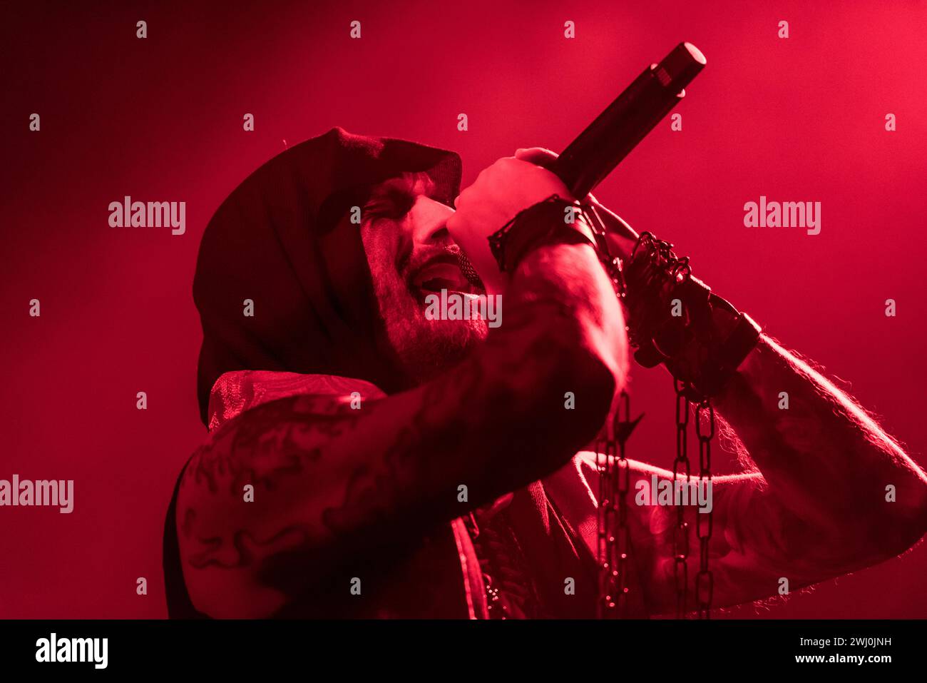 Roskilde, Denmark. 10th, February 2024. The French metal band Seth ...