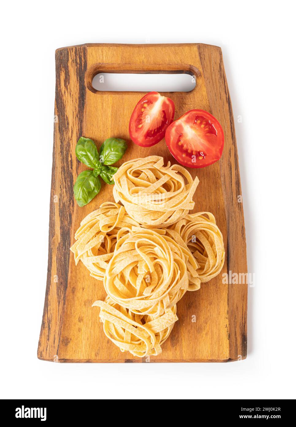 Tagliatelle homemade Cut Out Stock Images & Pictures - Alamy