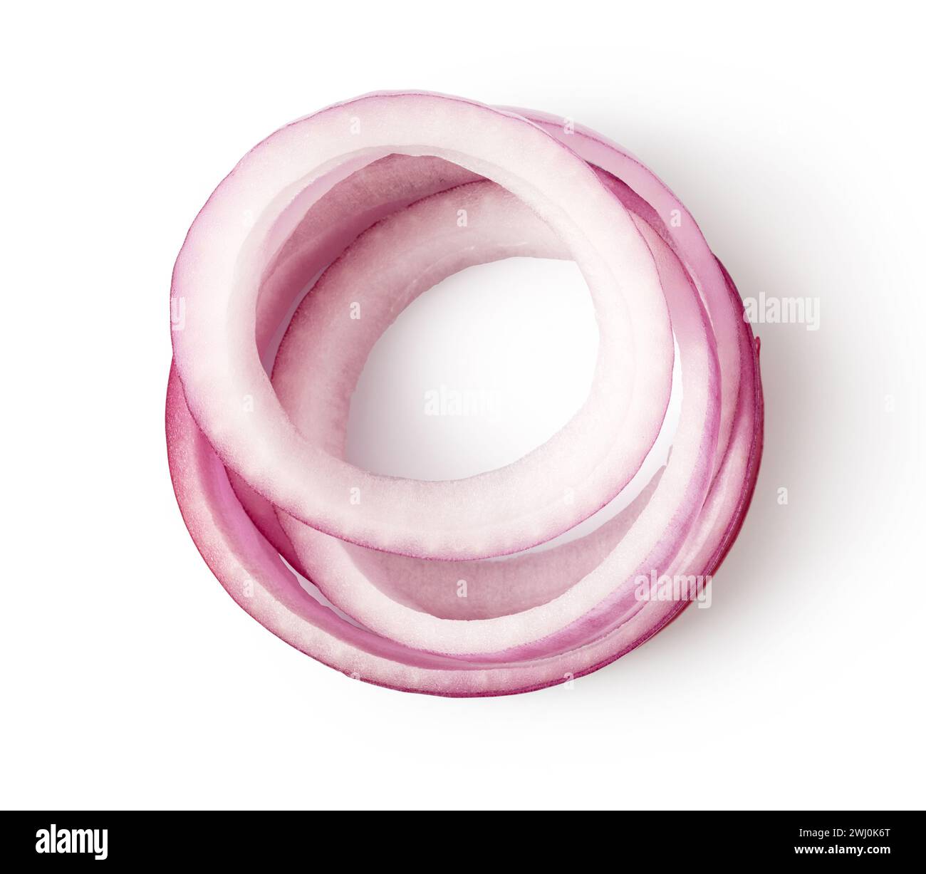 Sliced red onion Stock Photo - Alamy