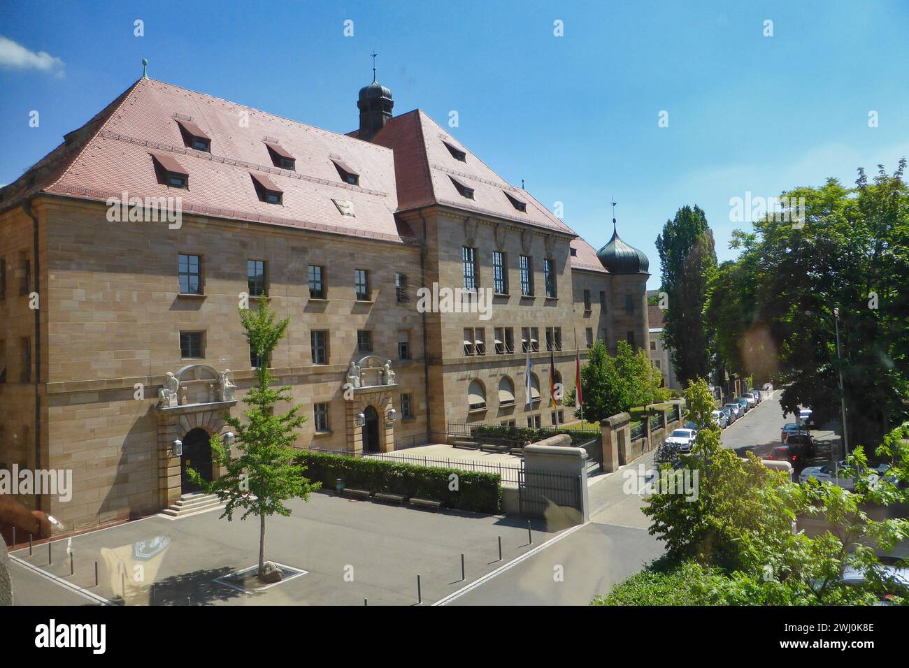 Court building of the Nuremberg Trials, site of the war crimes trials ...