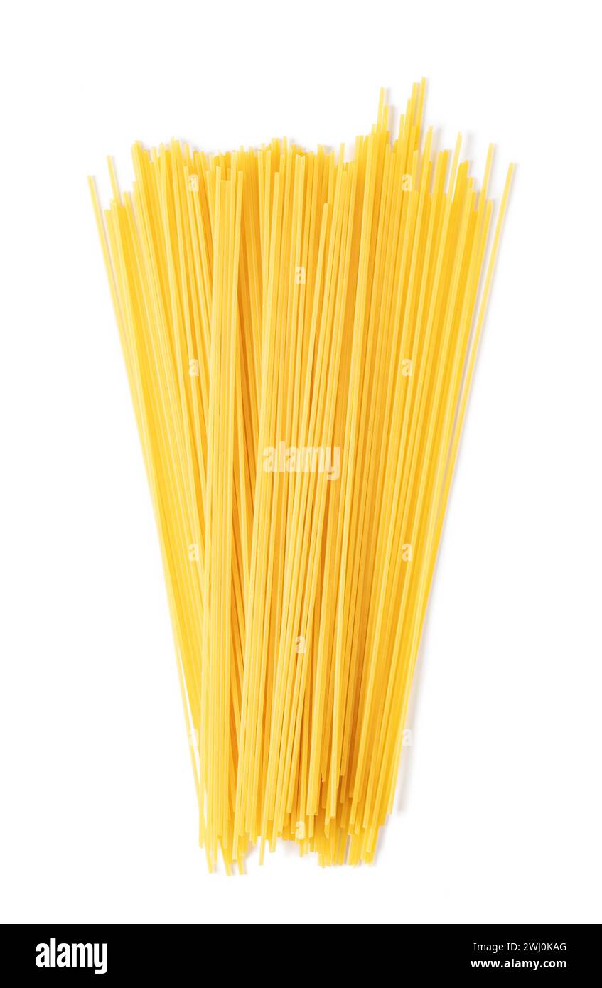 Bunch uncooked raw pasta Cut Out Stock Images & Pictures - Alamy