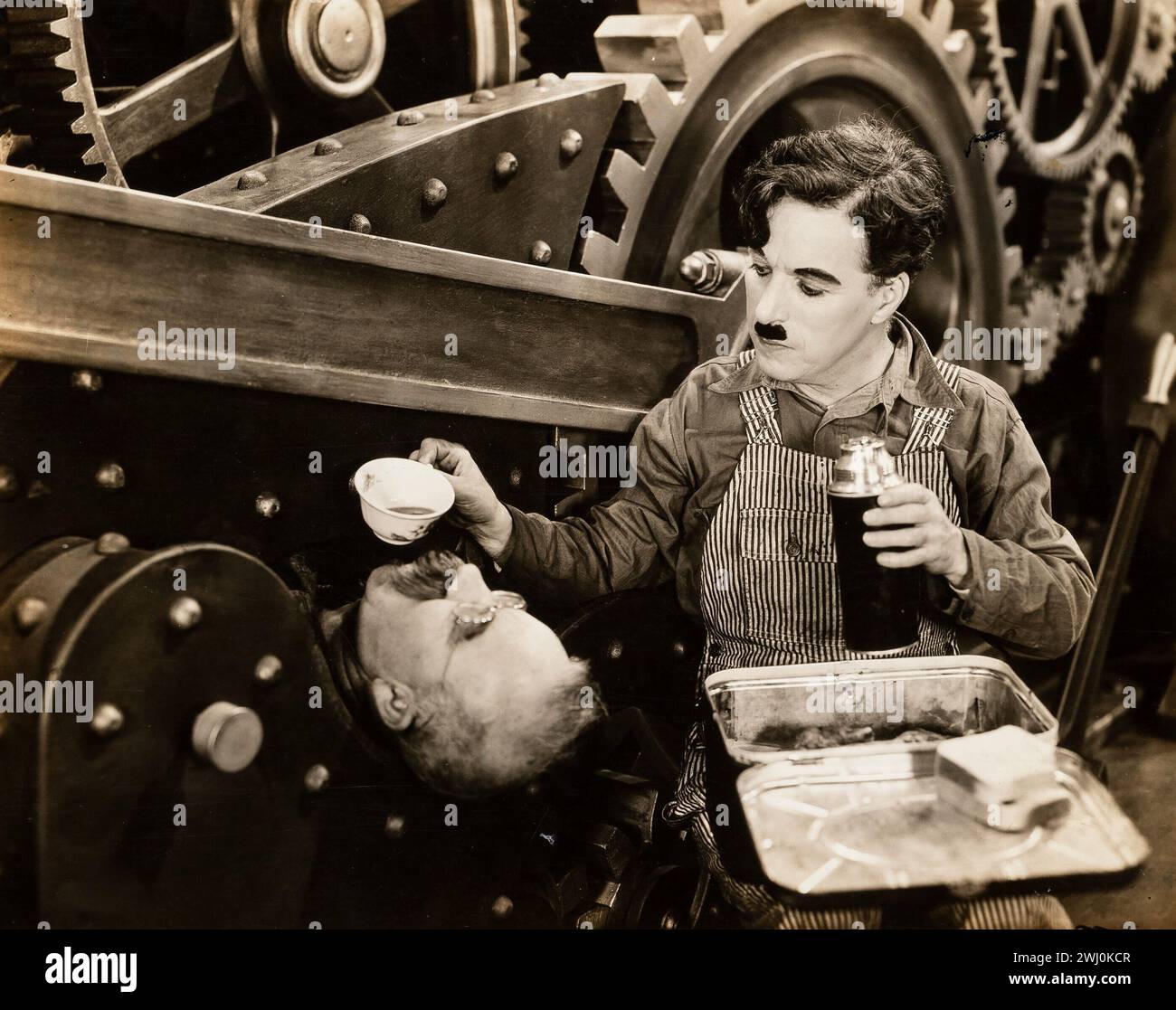 Movie scene from Modern Times - Charlie Chaplin - by Max Munn Autrey ...