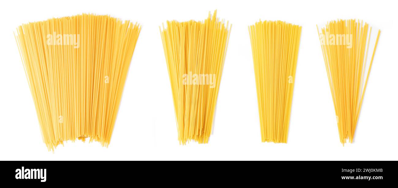 Top view traditional spaghetti Cut Out Stock Images & Pictures - Alamy