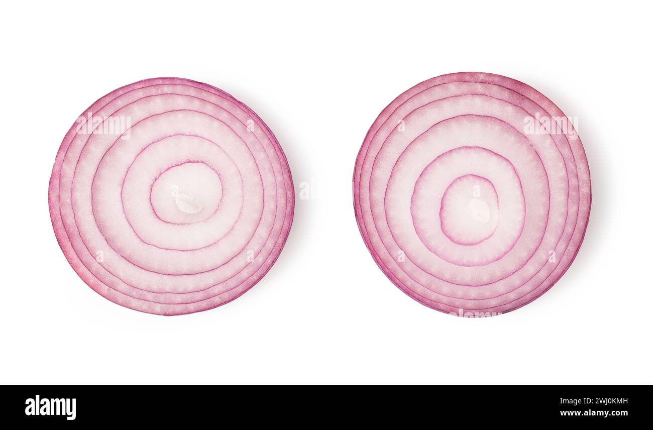 Sliced red onion Stock Photo - Alamy