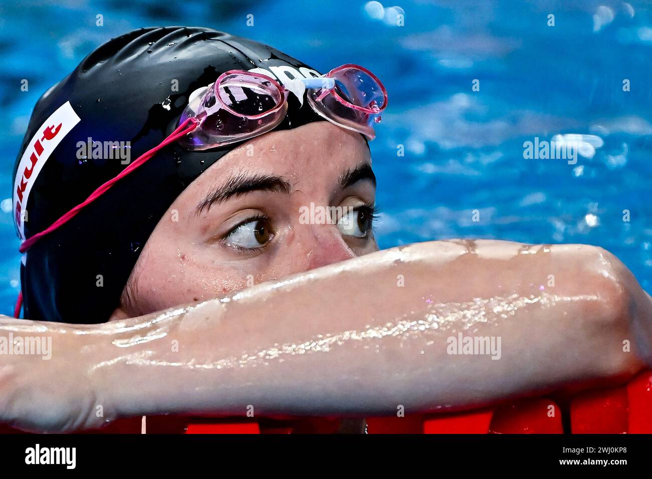 Doha, Qatar. 12th Feb, 2024. Francesca Pasquino of Italy reacts after ...