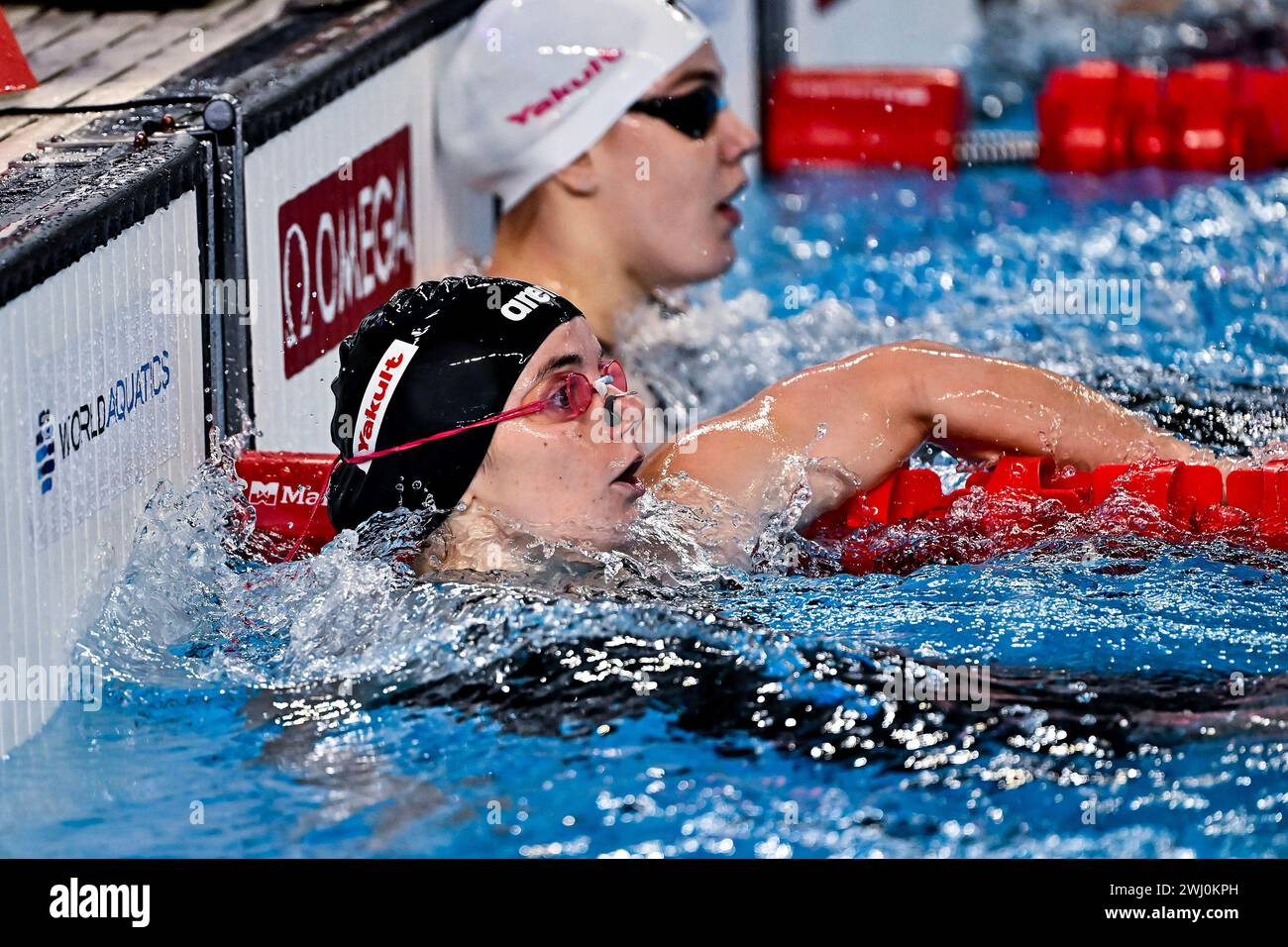 Doha, Qatar. 12th Feb, 2024. Francesca Pasquino of Italy reacts after ...