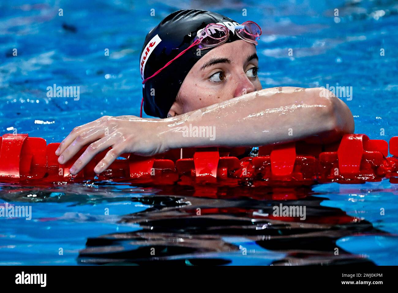 Doha, Qatar. 12th Feb, 2024. Francesca Pasquino of Italy reacts after ...