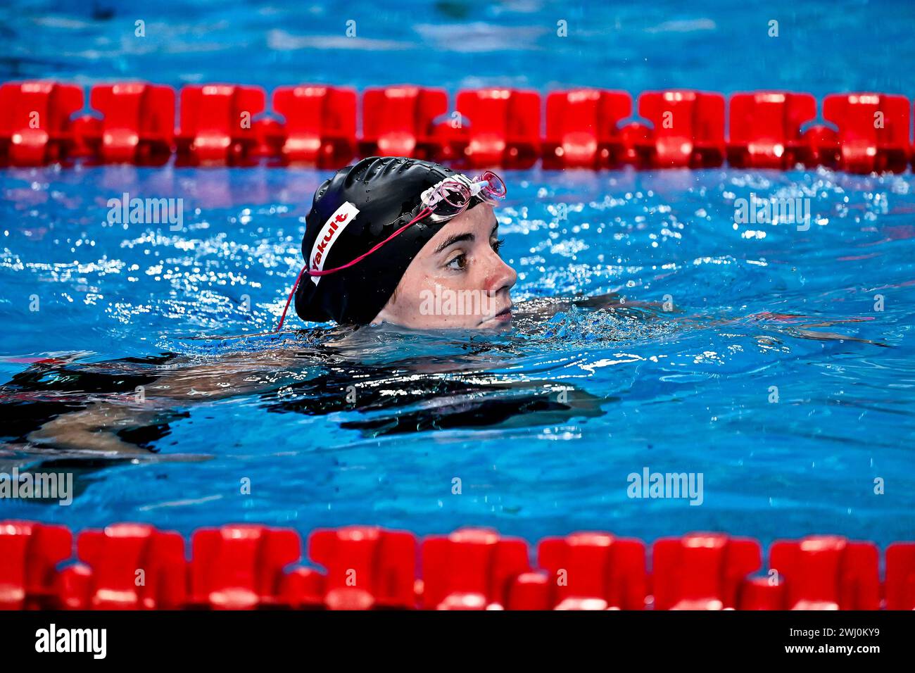 Doha, Qatar. 12th Feb, 2024. Francesca Pasquino of Italy reacts after ...