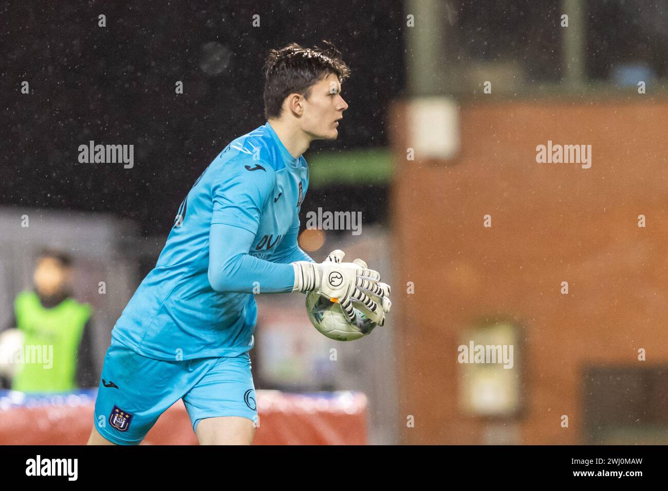 Brussels, Belgium. 10th Feb, 2024. goalkeeper Timon Vanhoutte (63) of ...