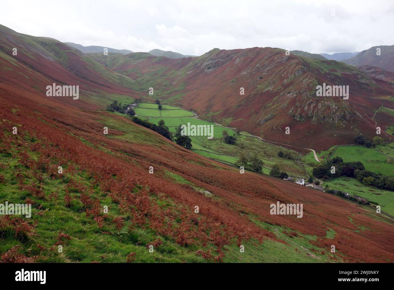 The Fusedale Valley & the Wainwright 'Steel Knotts' from the Path to ...