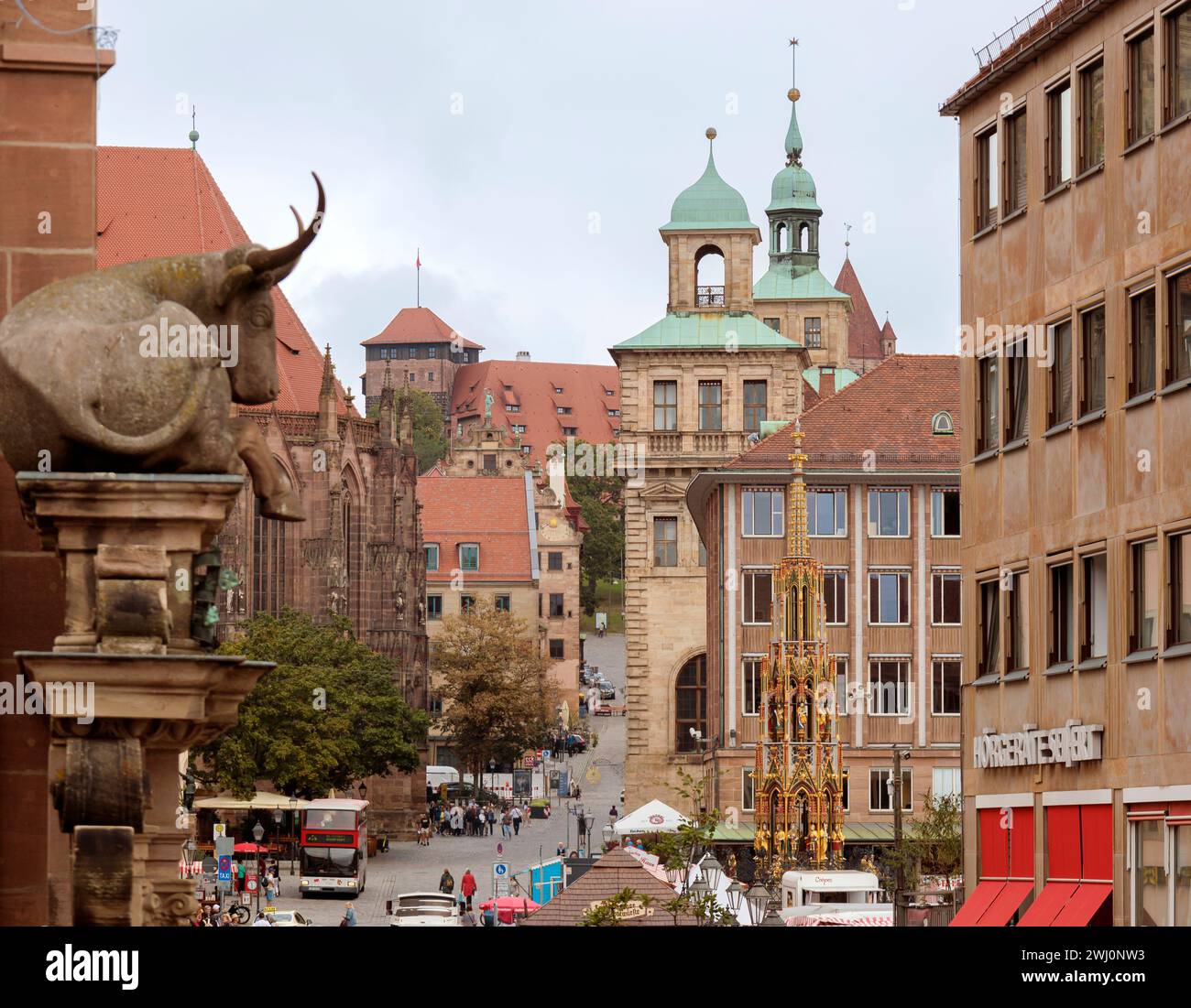 Nuremberg, old town, center, cityscape Stock Photo - Alamy