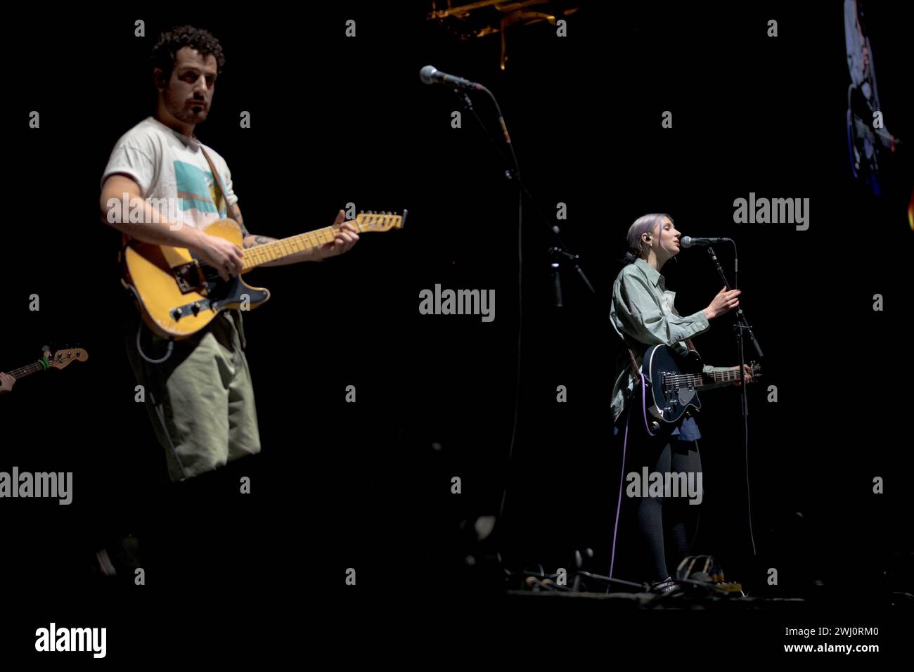 Khalid Yassein and Devan Glover of Wild Rivers performing live onstage ...