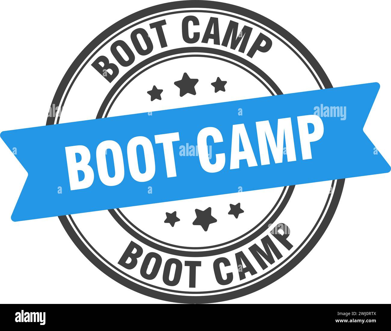 boot camp stamp. boot camp round sign. label on transparent background ...