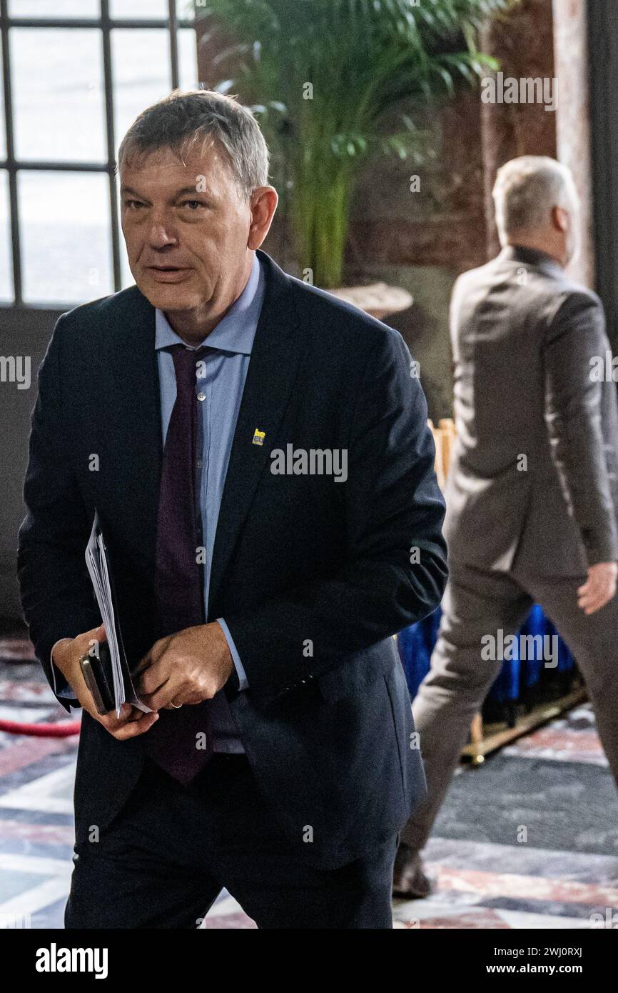 UNRWA Commissioner-General Philippe Lazzarini arrives for an informal ...