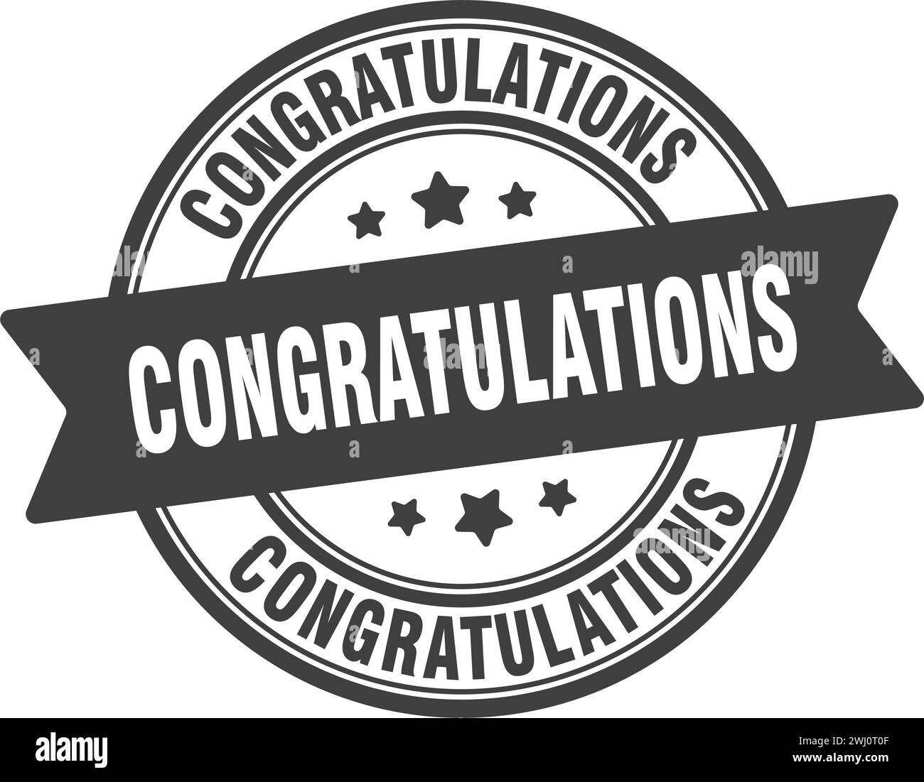 congratulations stamp. congratulations round sign. label on transparent ...