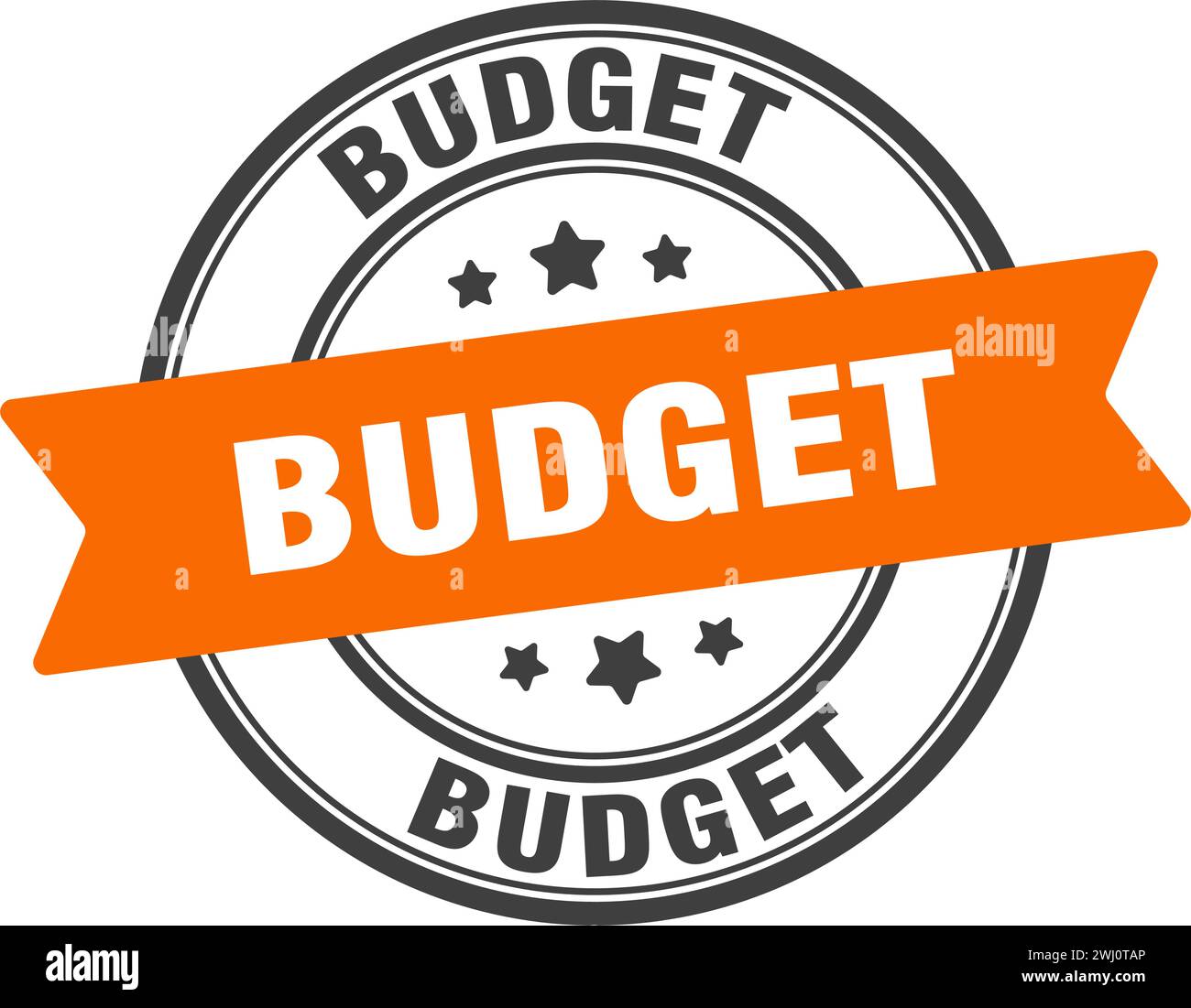 budget stamp. budget round sign. label on transparent background Stock ...