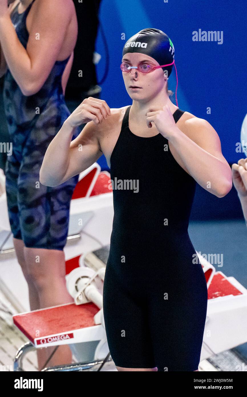 Doha, Qatar. 12th Feb, 2024. Francesca Pasquino of Italy competes in ...