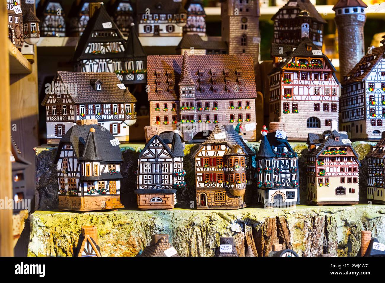 Nuremberg Christmas house miniature, Germany Stock Photo - Alamy