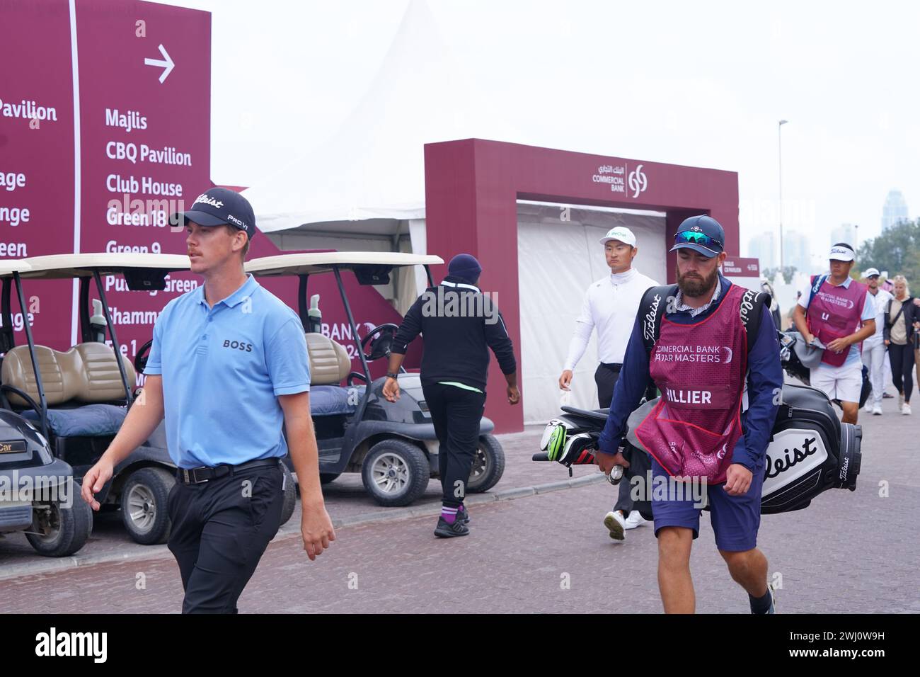 Crowd of the final day of Commercial Bank Qatar Masters 2024 a DP World ...