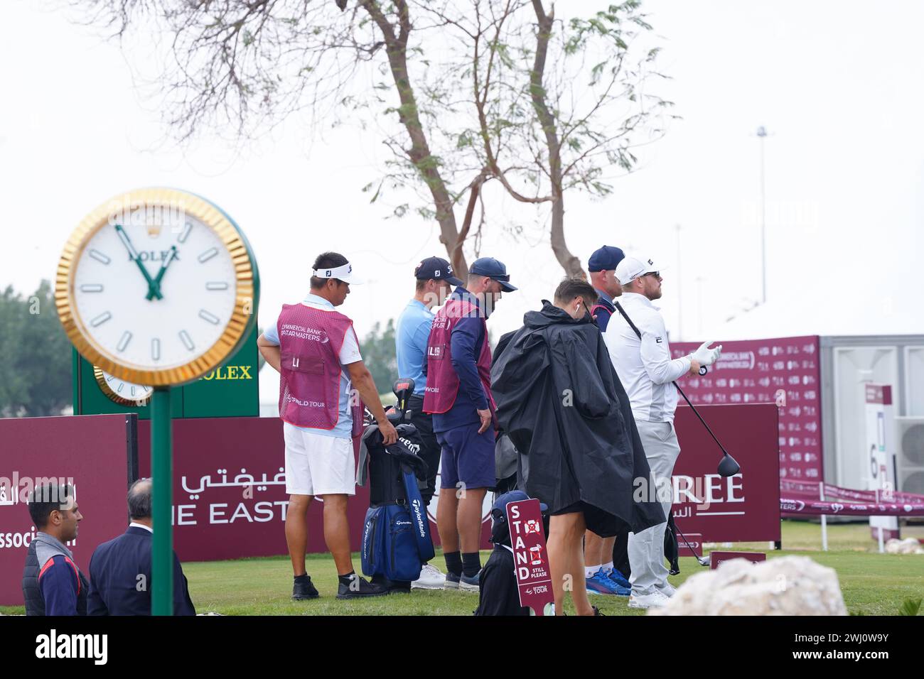 Crowd of the final day of Commercial Bank Qatar Masters 2024 a DP World ...