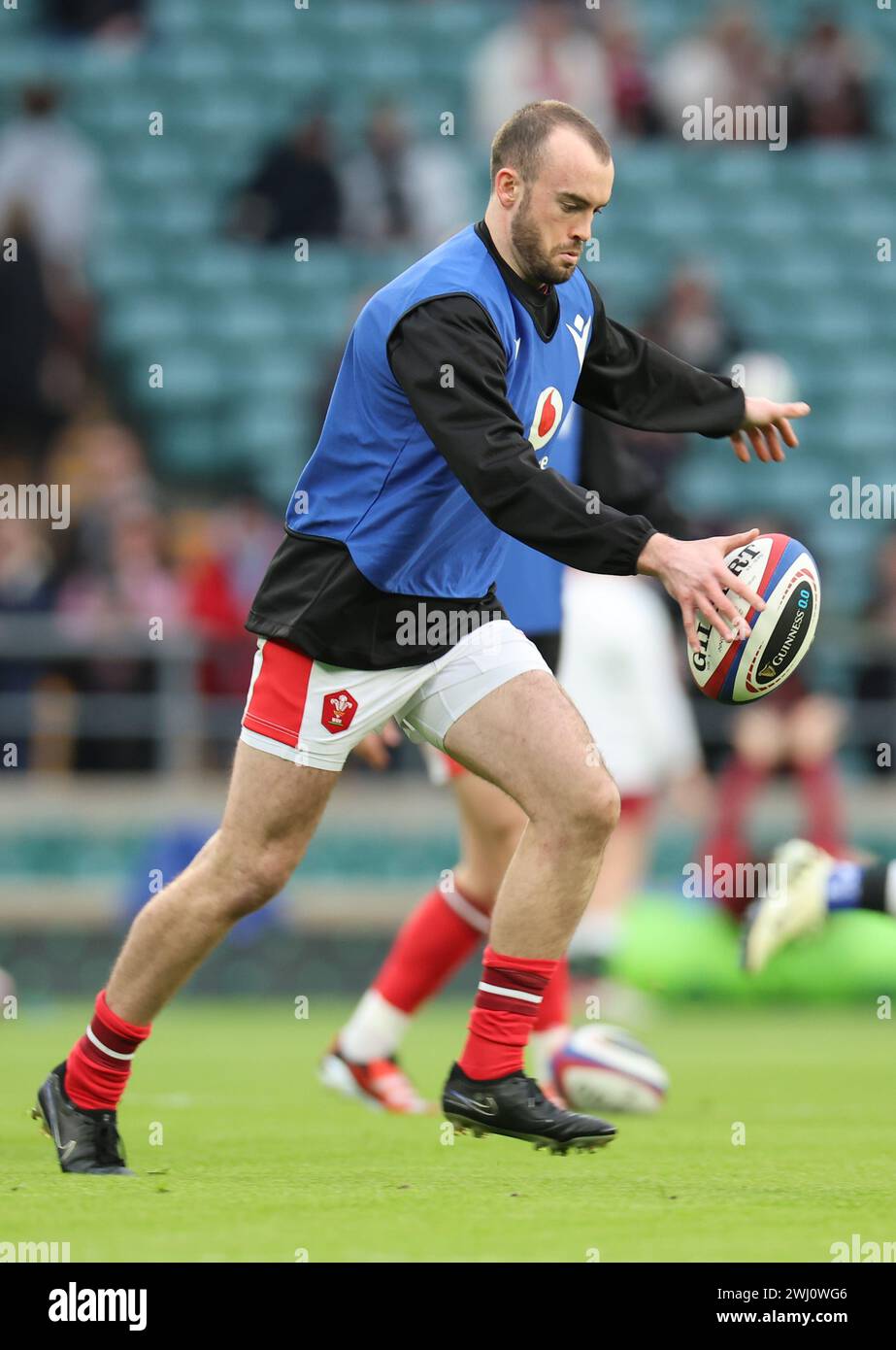 Cai Evans (Dragons)of Wales during Guiness 6 Nations Rugby match ...
