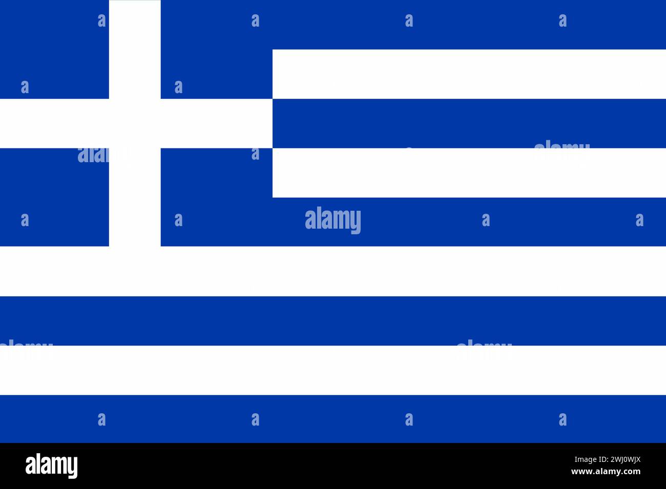 Flag of Greece. Greek state symbol. flag on fabric surface. Fabric ...