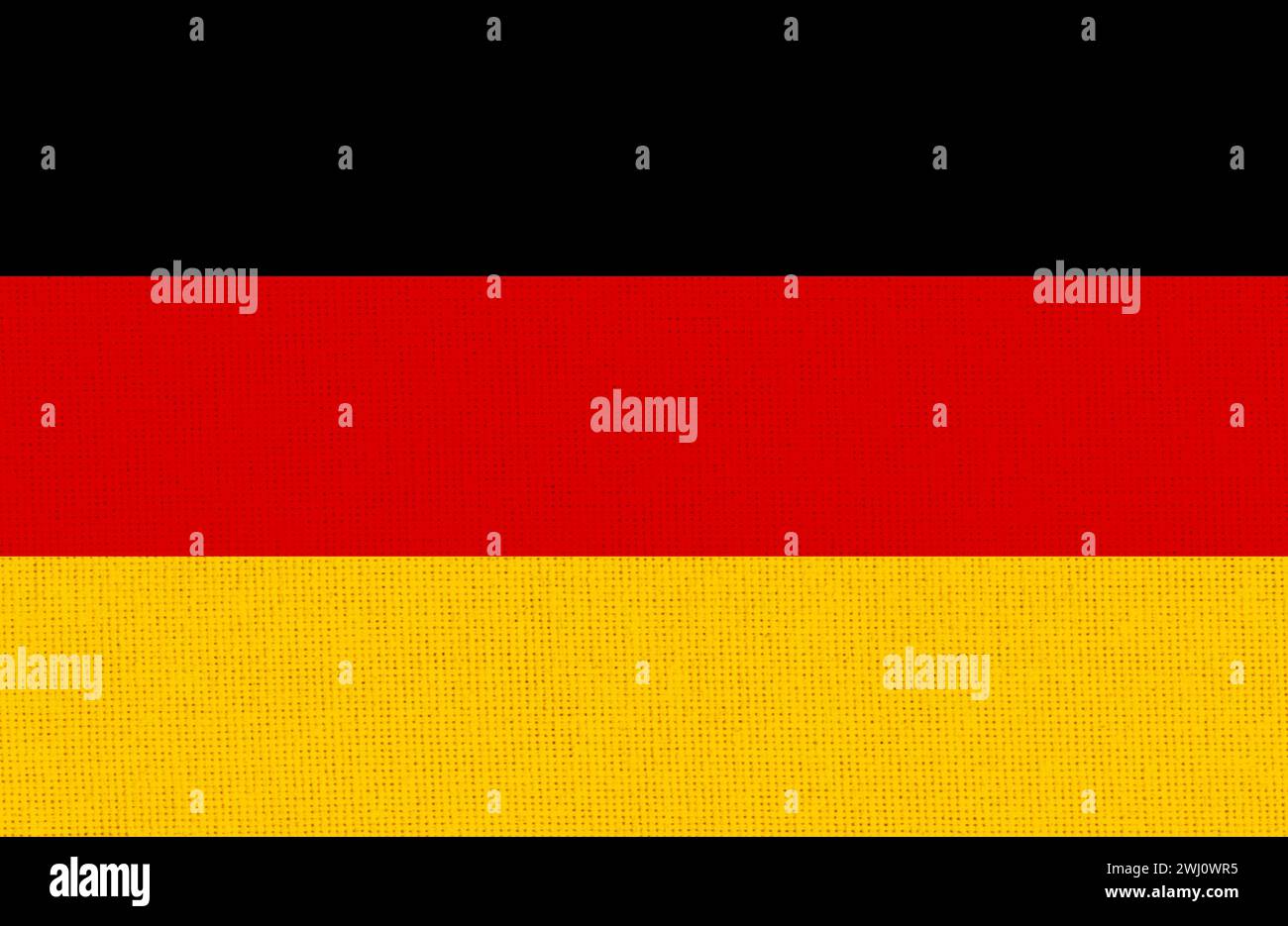 flag of Germany. National German flag on fabric surface. German ...